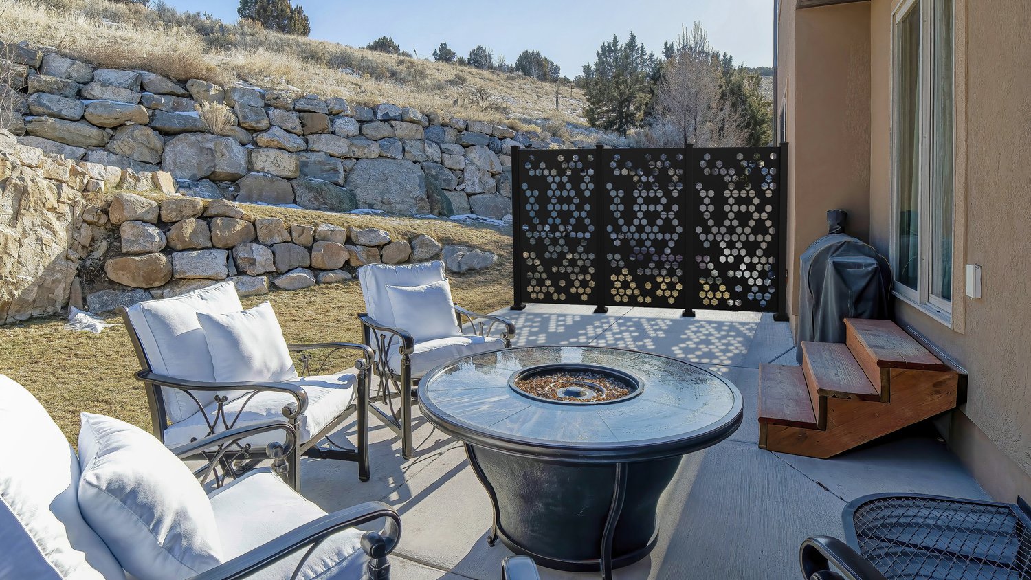 Honeycomb Privacy Screen